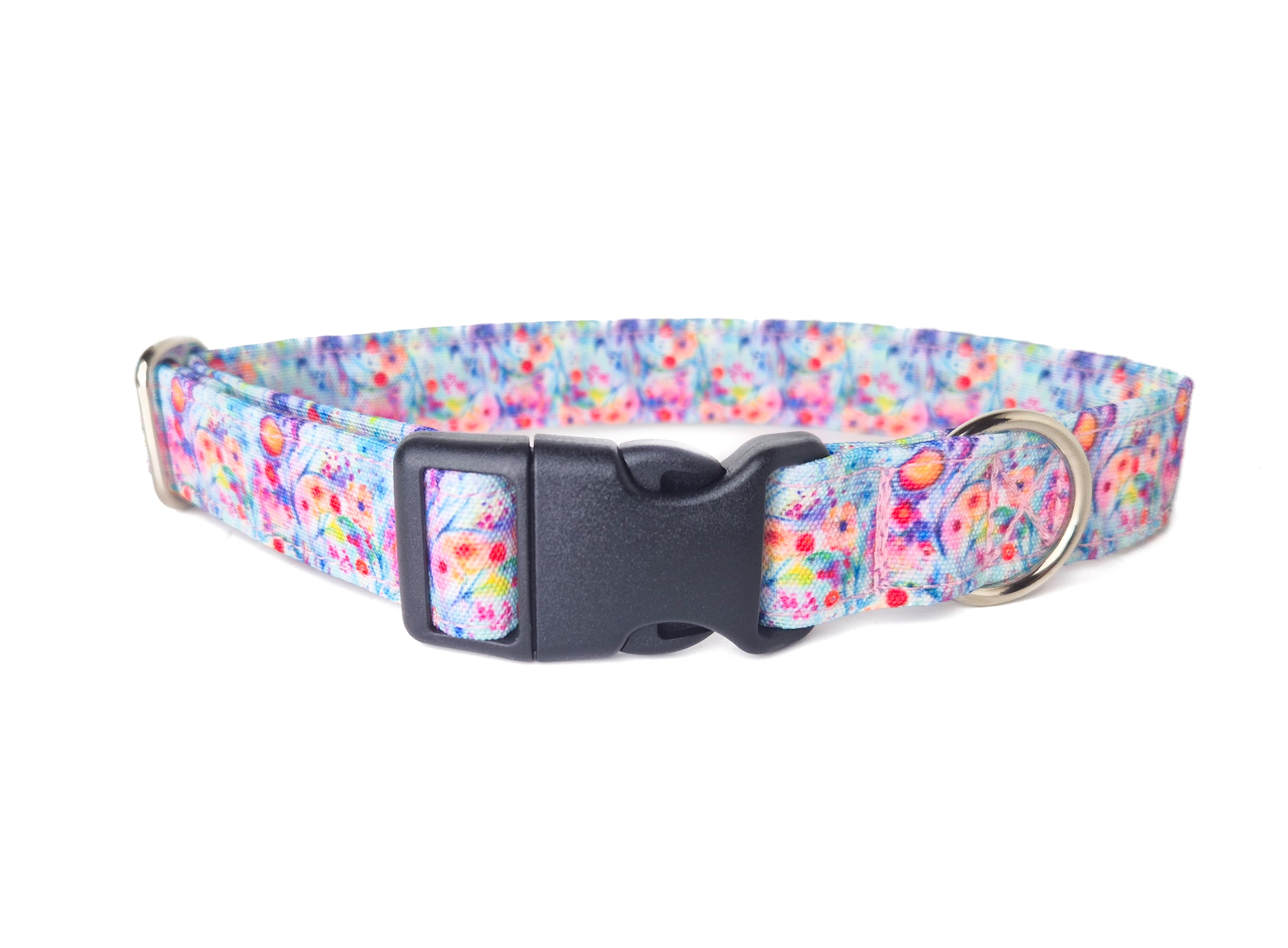 Watercolour Wildflowers Collar – Indi-Dog