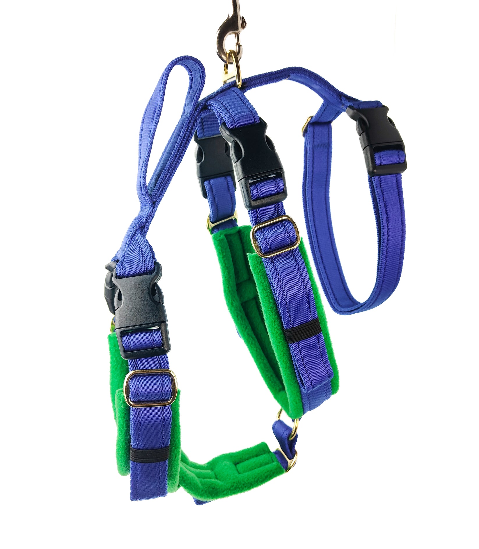 Escape Proof Adjustable Houdini Harness - Fleece Lined – Indi-Dog